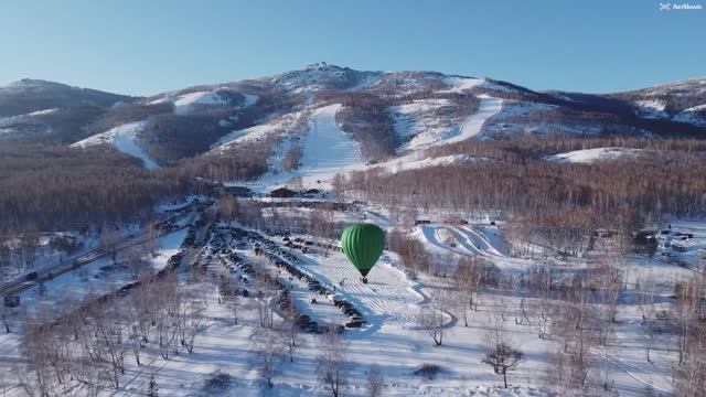 Полет на озере Банное
