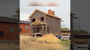 Завершено строительство двухэтажного коттеджа 120 кв. м. из керамических блоков, утеплителя и керами