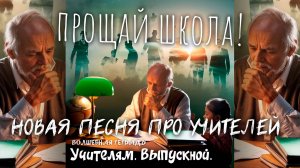 Волшебная тетрадь. "Учителям. Выпускной." Новая песня про учителей. Песня выпускника школы. 2025.