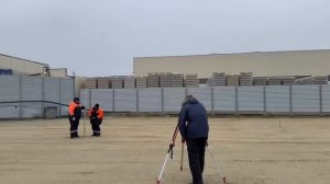 Устройство основания, подготовка для дальнейшего асфальтирования!