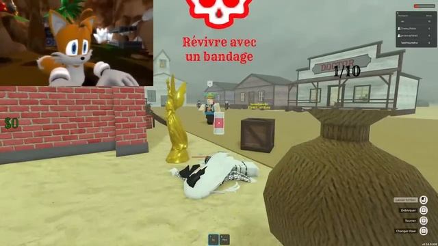 Tails plays - ROBLOX DEAD RAILS !!!