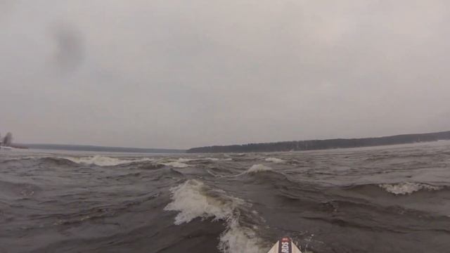 Лосевские пороги  Зимний сплав на сапбордах
