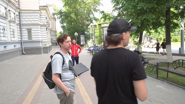 Первый день съемок фильма "Вне Себя"  г.Томск