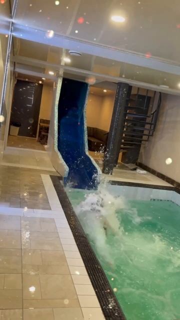 Аква-горка в банном комплексе ГАГАРИН в Екатеринбурге на Гагарина 6А в районе УПИ