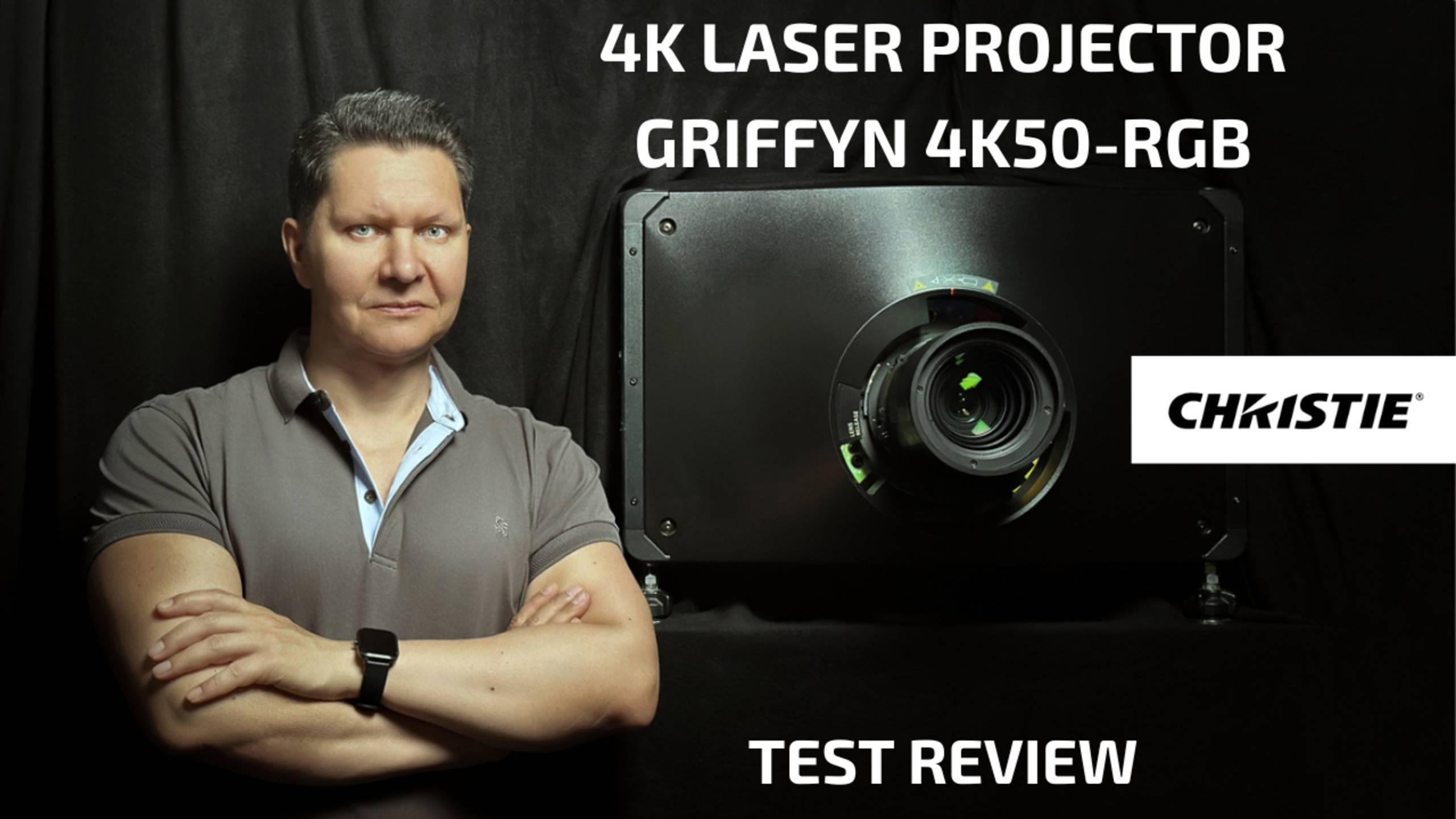 ТЕСТОВЫЙ ОБЗОР 4K 3DLP ЛАЗЕРНОГО ПРОЕКТОРА CHRISTIE GRIFFYN 4K50-RGB ...