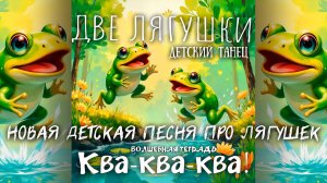 Волшебная тетрадь. "Ква-ква-ква!"  Новая детская песня про лягушек. Детский танец лягушат. Квакушки