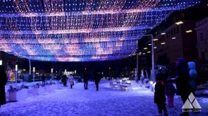 Иллюминация звездное небо в Ставрополе СССР42