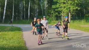 11.06.2025 Лес, Биатлон, тренировка, ролики
