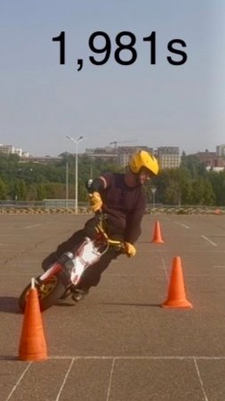 Замер времени группы вращений в приложении IMovie/Motogymkhana /Kayo GP1-SM