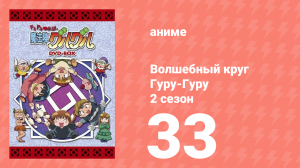 Волшебный круг Гуру-Гуру 2 сезон 33 серия (аниме-сериал, 2000)
