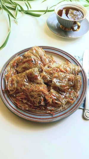 Веганские картофельные блины в рисовой бумаге
