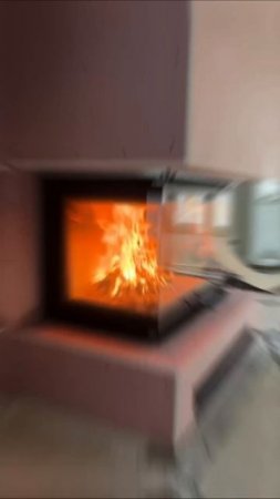 Дровяная топка АСТОВ П3С 7057 в камине #камин #fireplace #купитькамин #астов #music  #дизайн #home