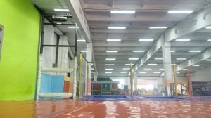 Крутим сальто в батутке. ВЛОГ 3