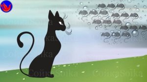 Баба-кошка на току (Сидит баба на току и грозится на сноху: я тя сука догоню, на клочки тя разорву)