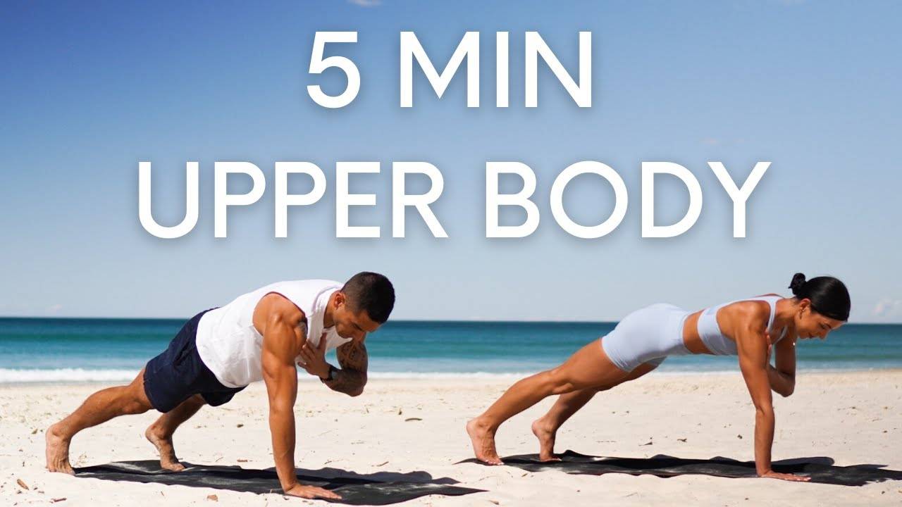 Move with Nicole - 5 MIN UPPER BODY WORKOUT || Strong Arms, Chest &  Back (No Equipment)