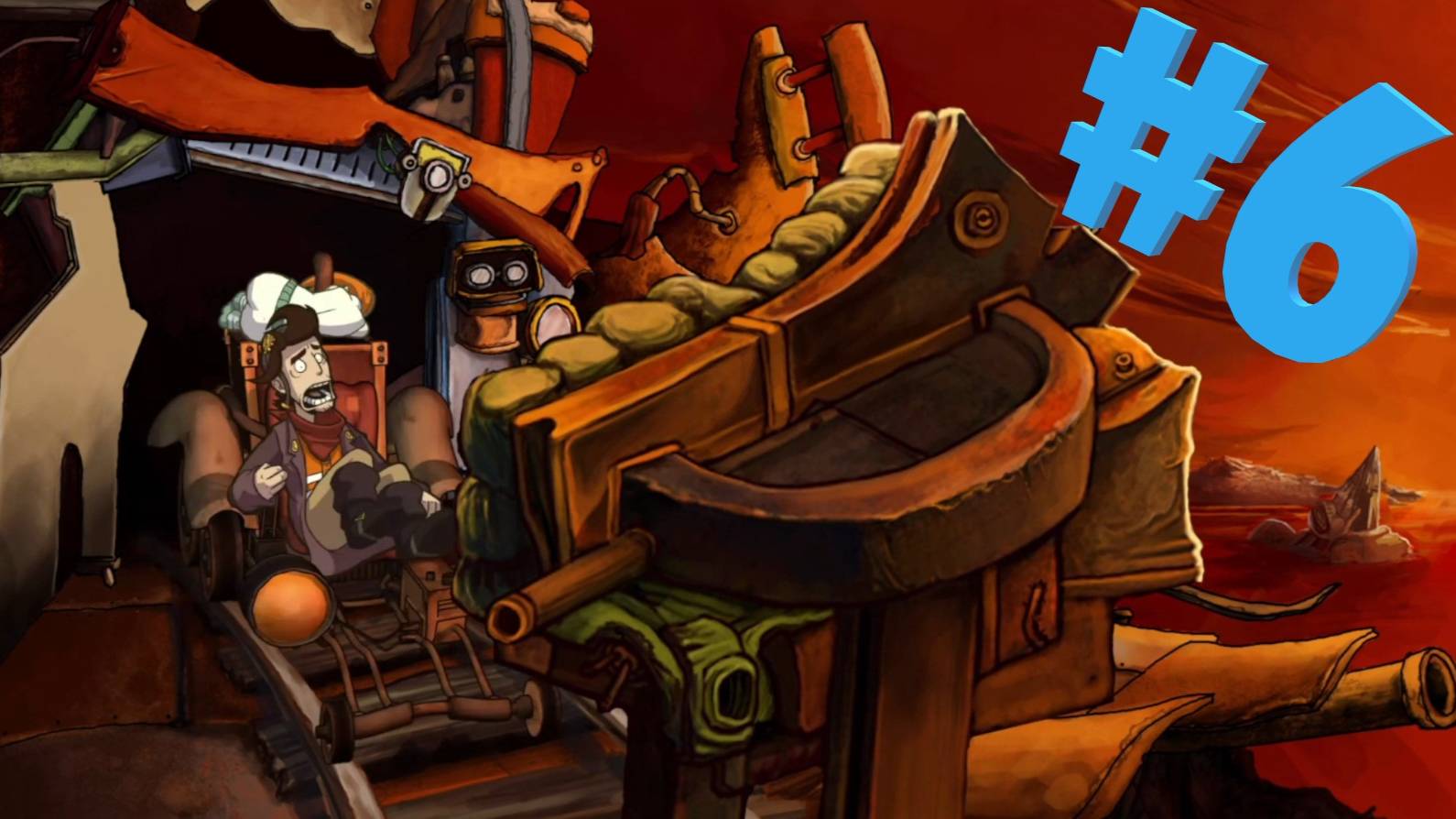 ДОБРАЛИСЬ ДО НИЖНЕЙ СТАНЦИИ. КОСЯК ИГРЫ ▶ Deponia #6