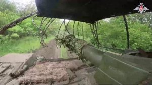 Боевая работа экипажа танка Т-72Б3М ГрВ «Север»