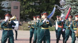 Военный оркестр на Пл. Ленина в р.п. Дмитриевка, 13.06.2025
