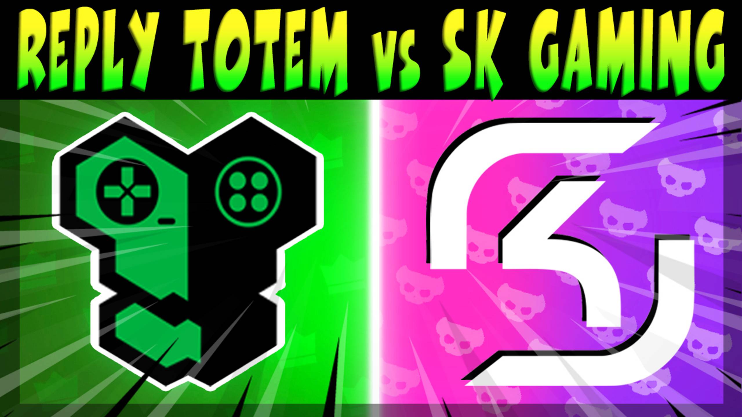 КРУТОЙ СКРИМ, ИГРАЮТ - REPLY TOTEM vs SK GAMING #brawlstars