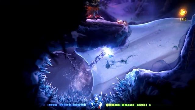 Ori and the Will of the Wisps |PC| No Damage Immortal (Hard) 100% Walkthrough 17 (Windswept Wastes)