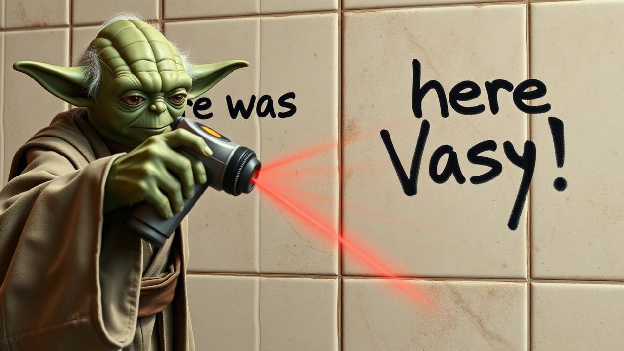 Лазерная чистка с керамической плитки от краски #пескоструй