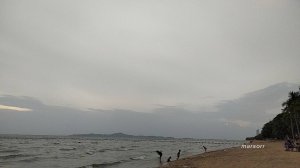 просто серенький закат. пасмурно