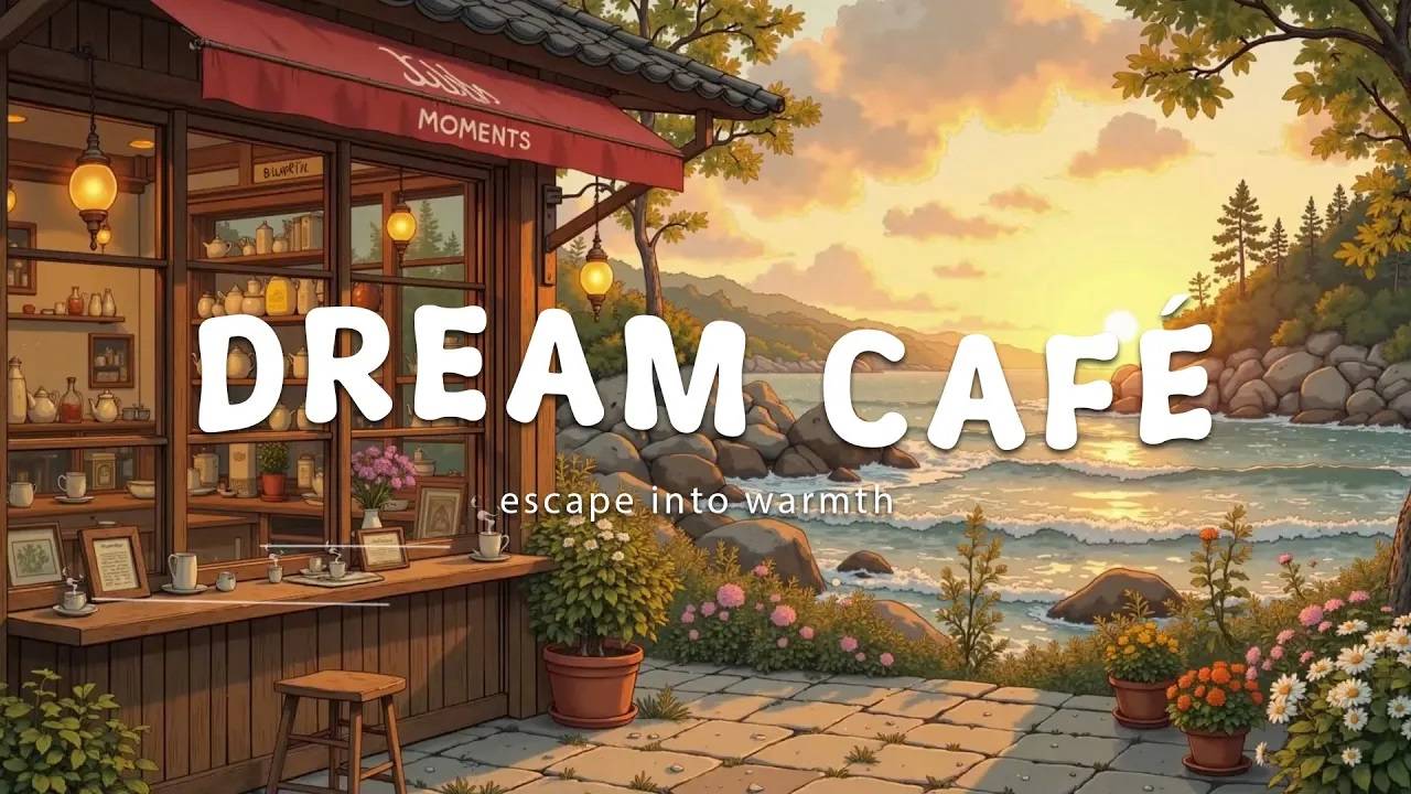 dream café escape into warmth    your quiet hideaway with soft piano music