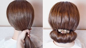 ПУЧОК С НЕВИДИМКАМИ (шпильками) НА КАЖДЫЙ ДЕНЬ