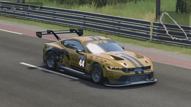 На Мустанге по Ле-Ману в АМС2