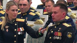 Майор Пивоваров на встрече в Кремле