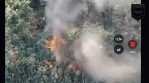 Добровольцы уничтожили артиллерийскую установку ВСУ