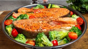 САМАЯ ВКУСНАЯ КРАСНАЯ РЫБА НА СКОВОРОДЕ. ЛОСОСЬ В СЛИВОЧНОМ СОУСЕ за 20 минут - необычайно вкусно!