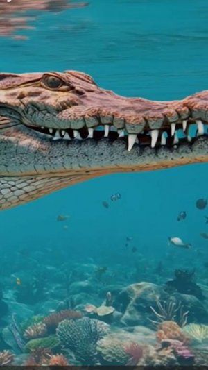 Кто сильней Морского Крокодила?