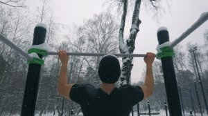 Workout motivation | Тренировка зимой в снегопад