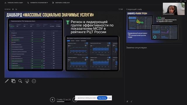 «Госслужба 2.0. Система управления на основе данных «Пульс региона»