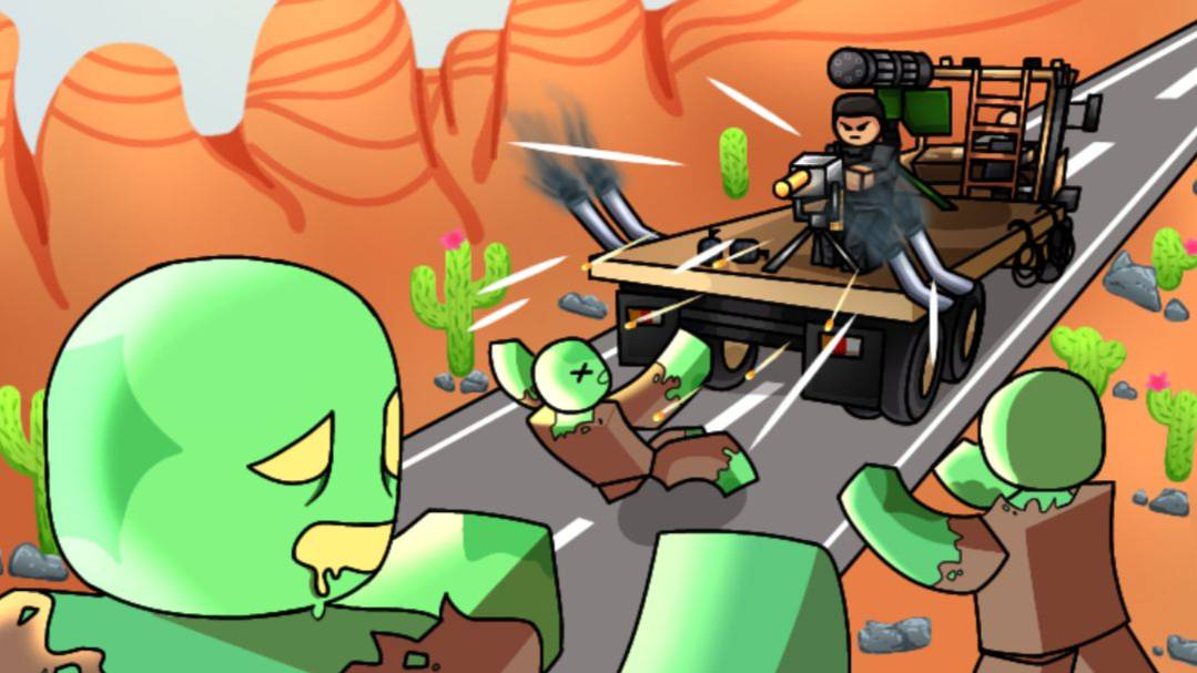 Мы с Серёгой играем в мёртвые пески в Roblox