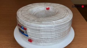 53388 Кабель коаксиальный Netko 3C-2V, 75 Ом (CU, оплетка 32 нити AL) + кабель питания 2x0.5мм