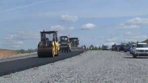 Транспортная развязка на пересечении дублера проспекта Гагарина и трассы Р-158 готова на 50%