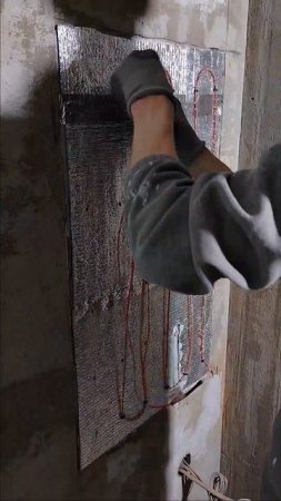 Попрощайтесь с полотенцесушителями: Стена Теплый пол Шок энергоэффективная изоляция