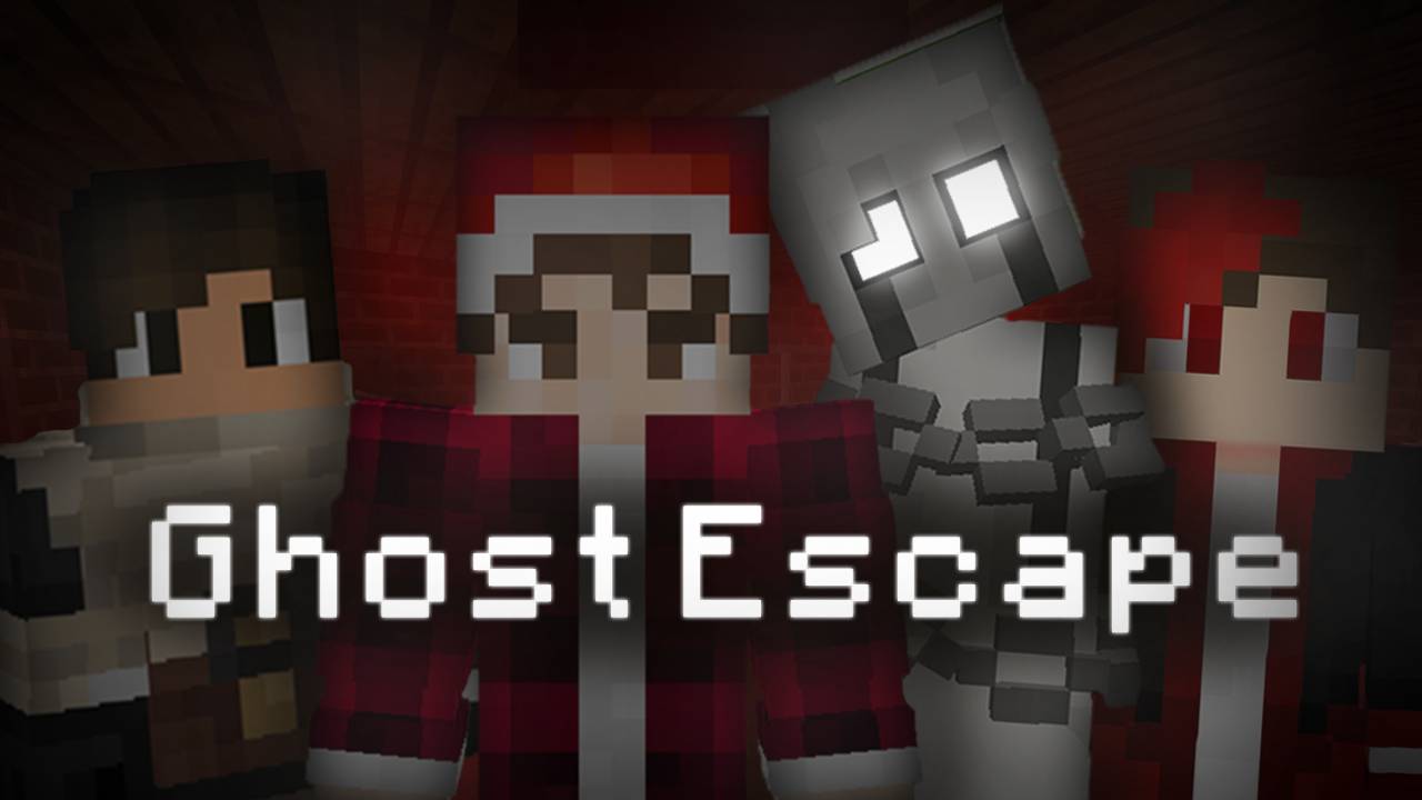 Нам НУЖНО СБЕЖАТЬ | Ghost Escape прохождение | Хоррор майнкрафт + @zakplaygo8745 и @Роскоша