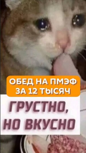 Обед на ПМЭФ за 12 тысяч