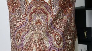 Платок шерстяной с шелковой бахромой "Ольга Лабзина", 1008-2, 125х125 см #platki #beautiful #scarf