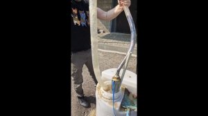 Скважинный насос Aquastrong. Испытание песком.