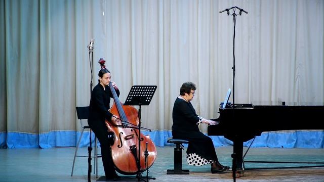 Б.Марчелло - Соната для контрабаса и фортепиано ми минор в 4 частях