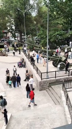 80 лет Победы над фашизмом - в Алматы выставили военную технику.