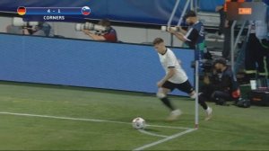 Германия  vs  Словения Молодежка футбол Коллективная атака сборной Германии