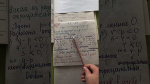 ОГЭ по математике: какая разность отрицательна (часть 1 номер 7)