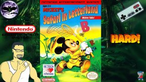 Mickey's Safari in Letterland прохождение [ Hard ] | Игра (Dendy, Nes, Famicom, 8 bit) Стрим rus