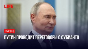 Путин проводит переговоры с Субианто