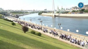 Набережная Тюмени превратилась в грандиозный бал